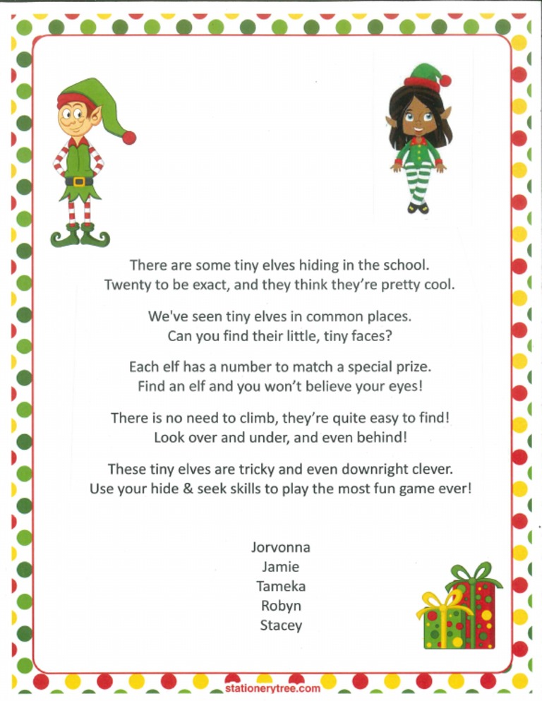 Elf Instructions | PDF