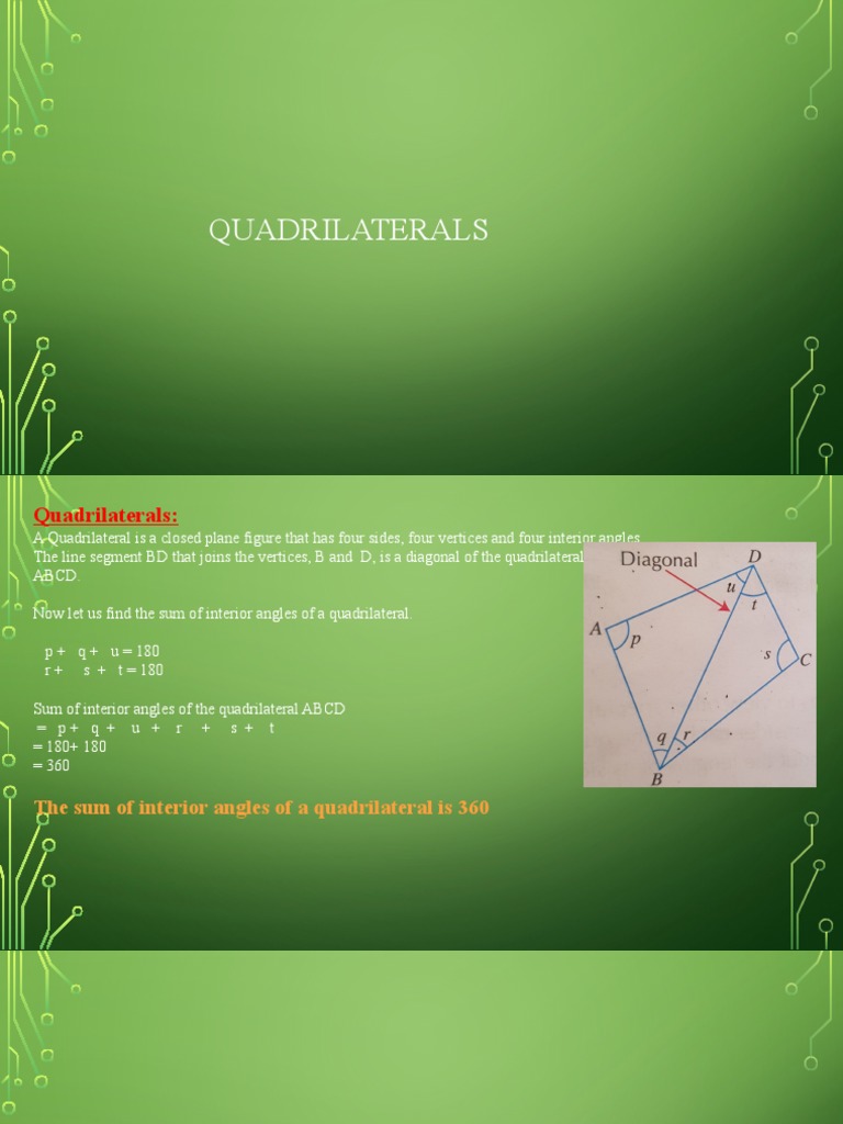 Quadrilateral S | PDF | Euclidean Plane Geometry | Elementary Geometry
