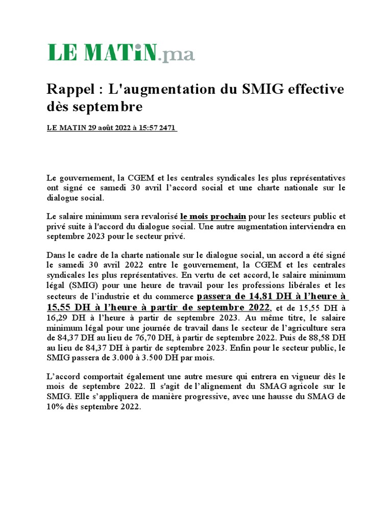 Smig Smag | PDF | Finance et gestion monétaire