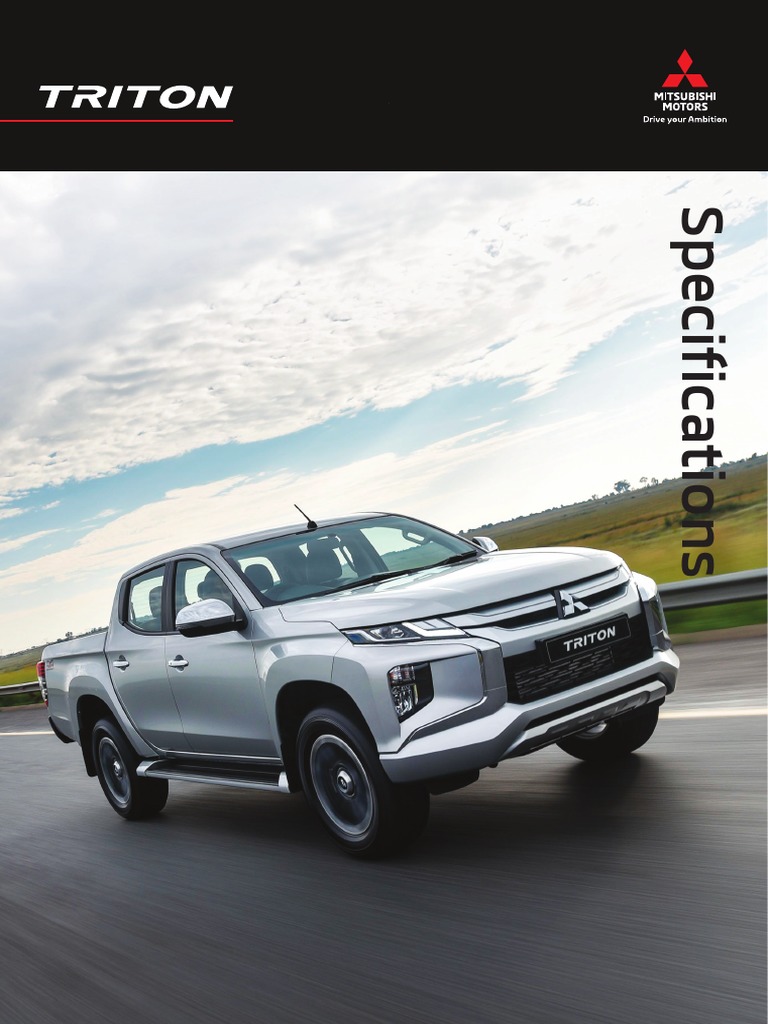 TRITON Spec-Sheet | PDF | Four Wheel Drive | Anti Lock Braking System