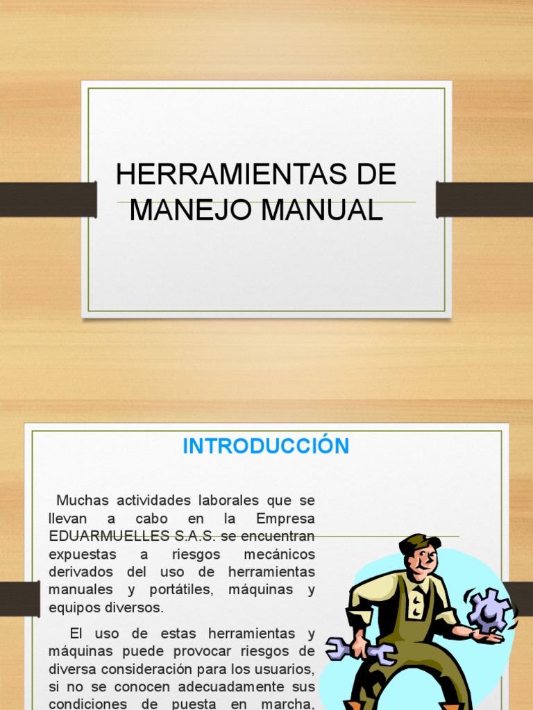 Manejo Seguro de Herramientas Manuales | PDF Manejo Seguro de Herramientas Manuales | PDF
