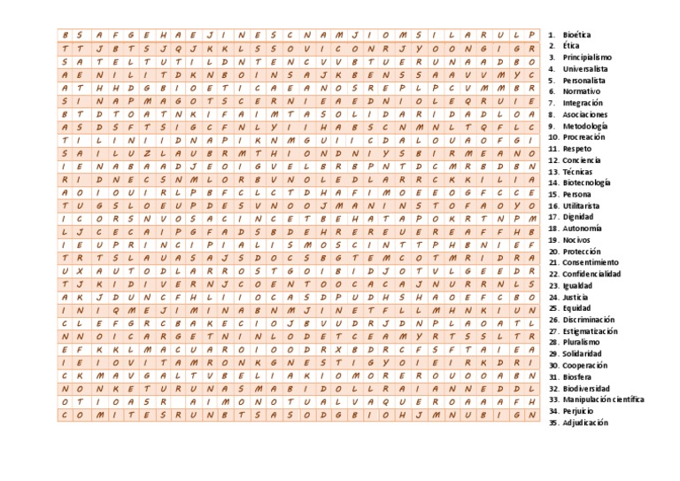 Biologia Sopa de Letras | PDF