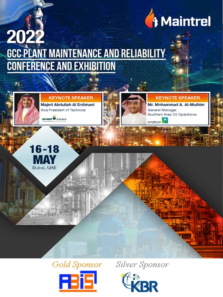 GCC Plant Maintenance Conference 2022 | PDF | Reliability Engineering ...