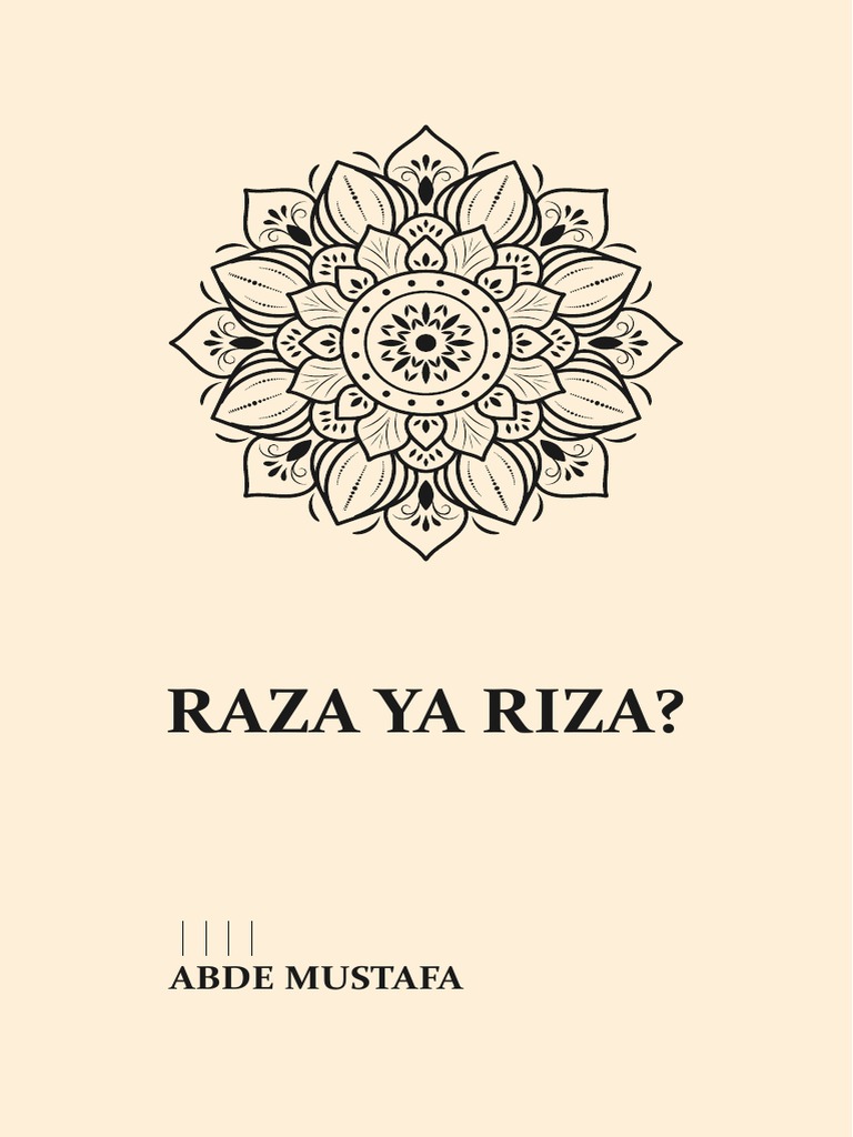 Raza Ya Riza (Roman Urdu) | PDF | Islamic Branches | Abrahamic Religions