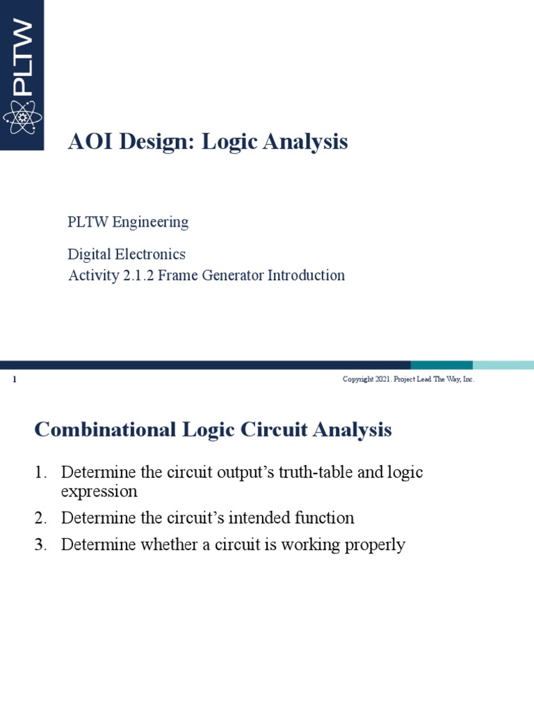 De 212 Aoi Logic Analysis Download Free Pdf Logic Gate Logic