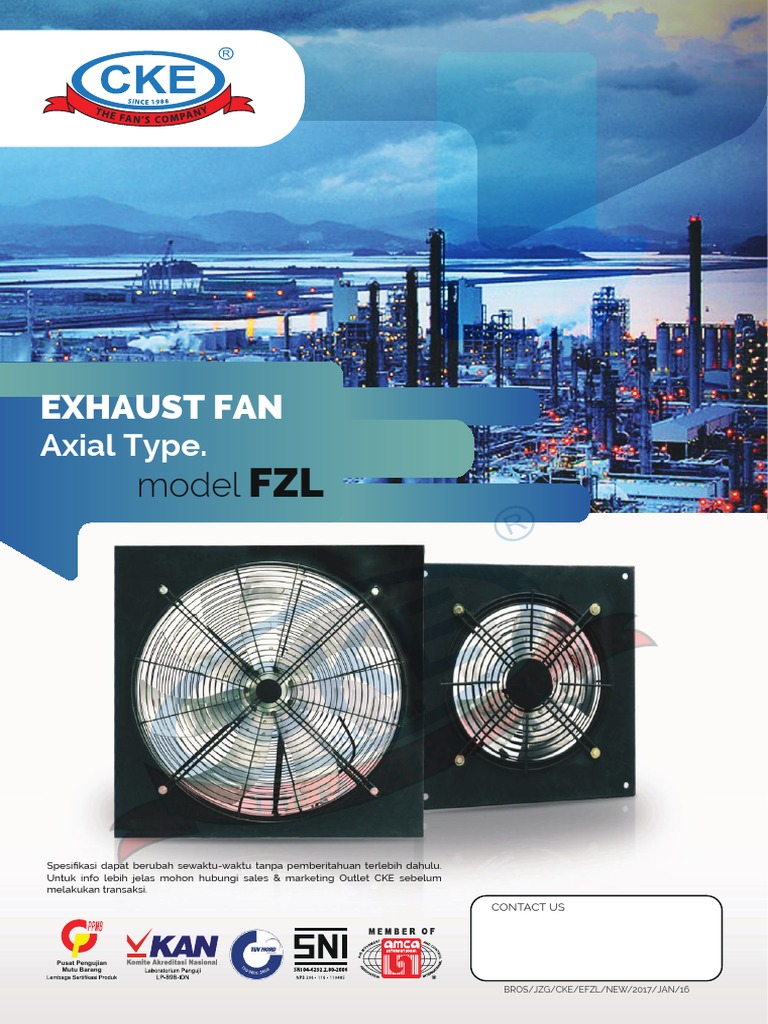 Brosur CKE Axial Fan | PDF