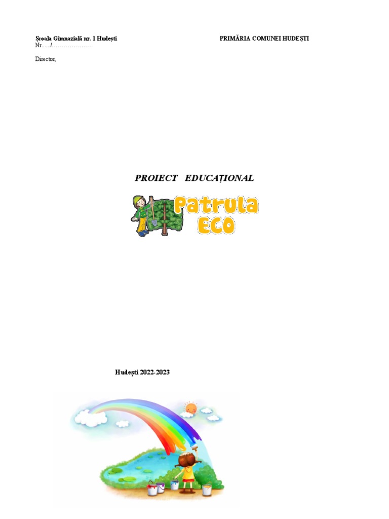 Proiect Educational Cu Finantare | PDF