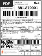 Sample JNT Waybill | PDF