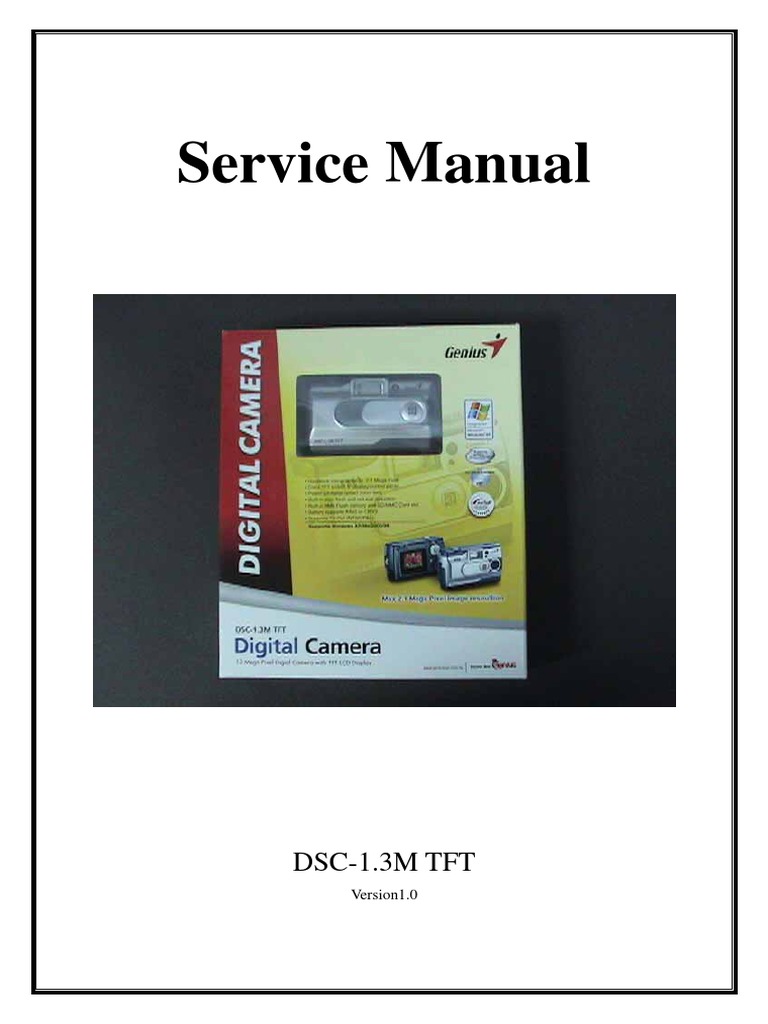 DSC-1 3M+TFT+Service+Manual | PDF | Electricity | Manufactured Goods