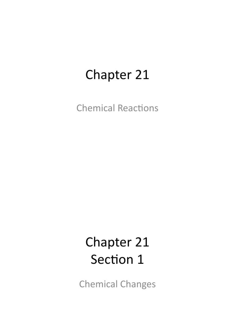 Unit-4 CH 21 Phy Sci | PDF | Chemical Reactions | Rust