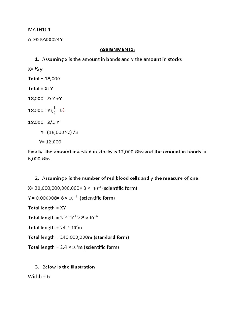 Math Assignment Solutions and Analysis | PDF