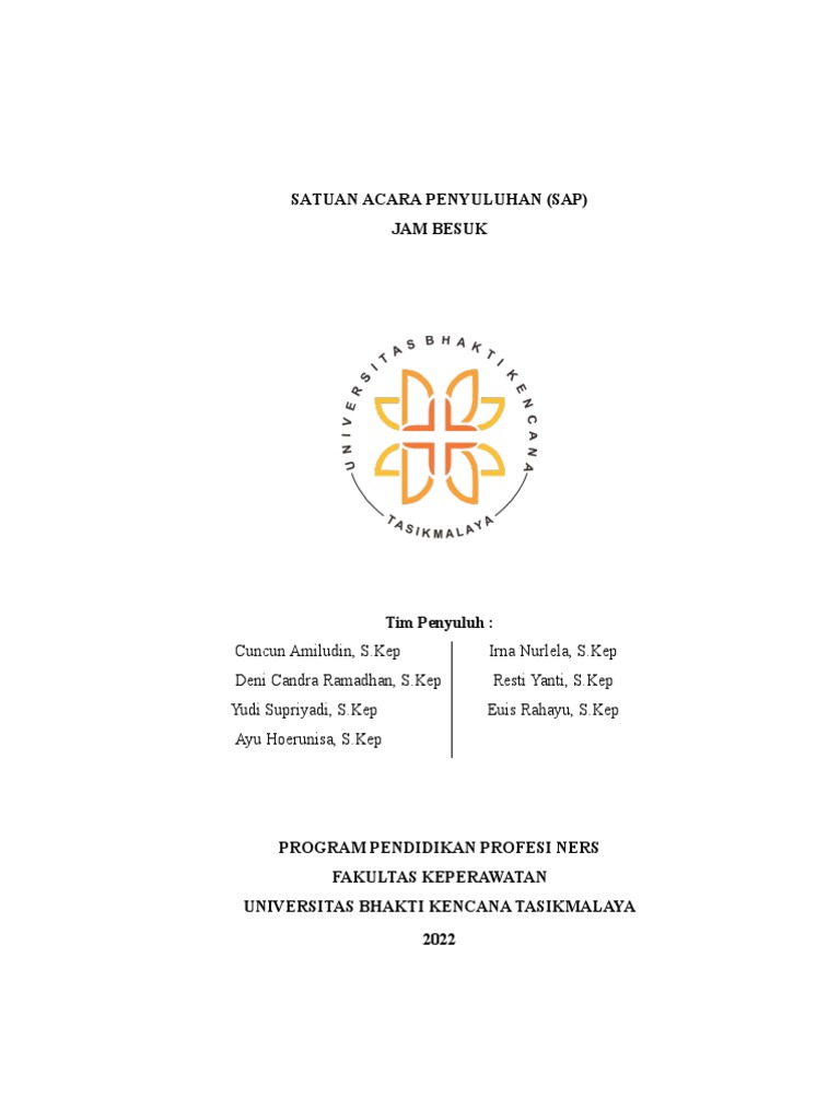 SAP Jam Besuk M3 KLP 2 | PDF | Karier & Perkembangan