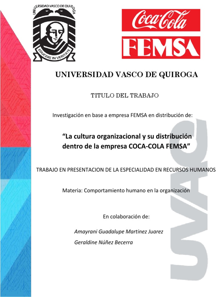 Coca Cola Femsa | PDF | Sicología | Business
