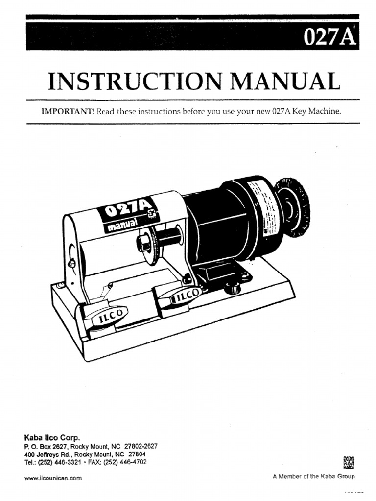 027a Manual | PDF
