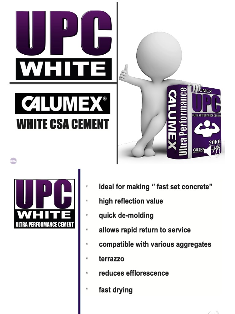 Upc White | PDF | Cement | Applied And Interdisciplinary Physics