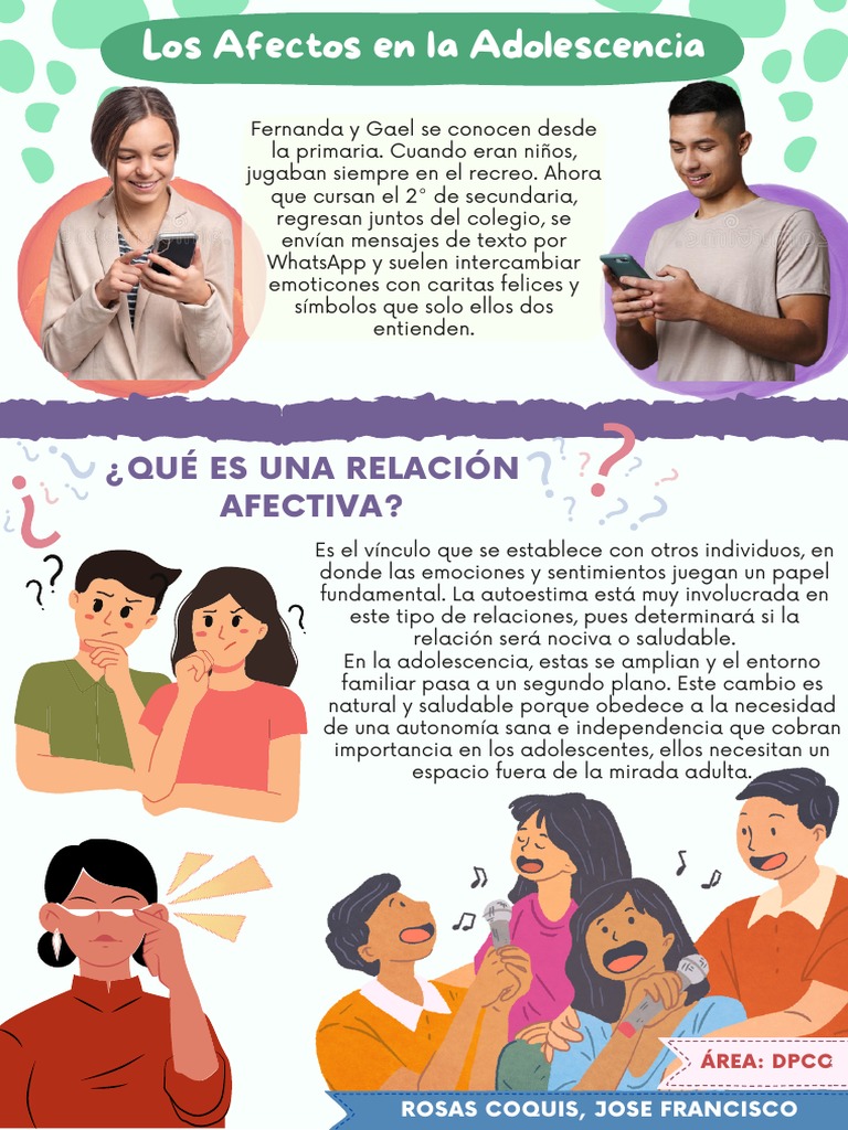 Los Afectos en La Adolescencia - Jose F. Rosas | PDF | Amor | Las emociones