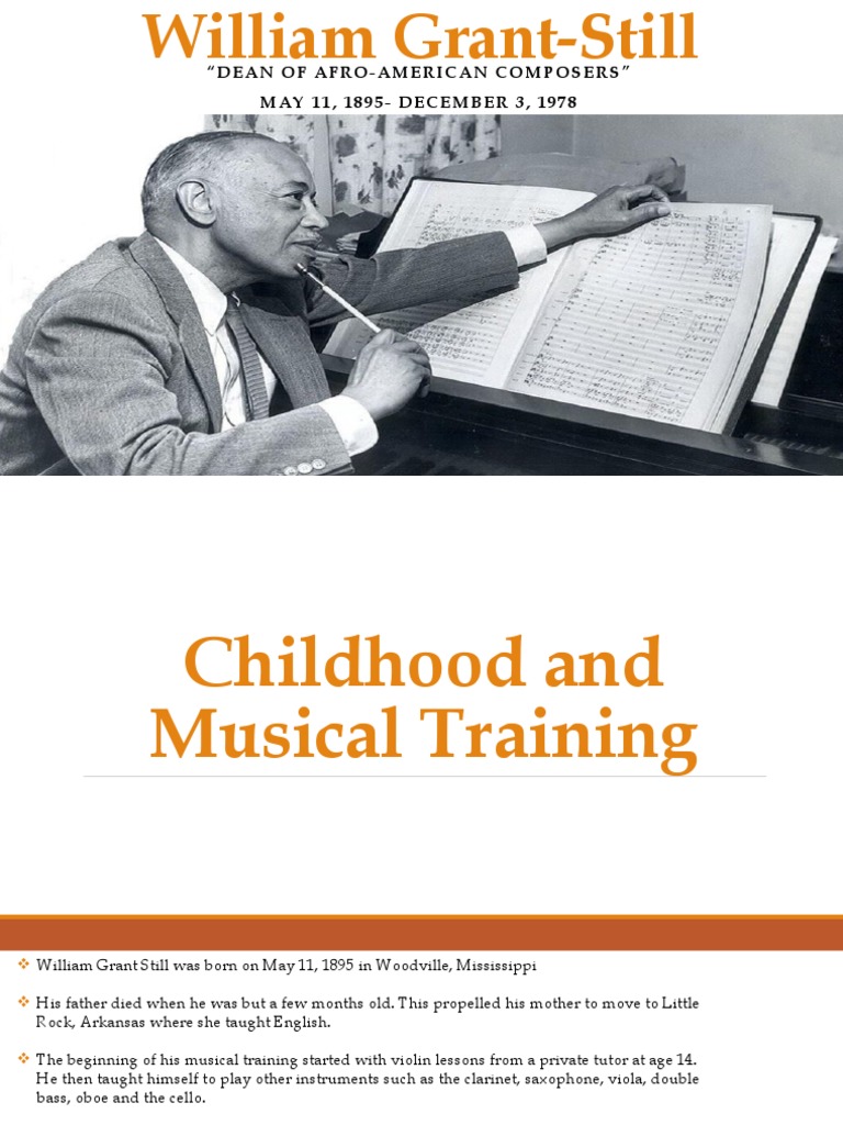 William Grant Still: A Musical Pioneer | PDF | Classical Music ...