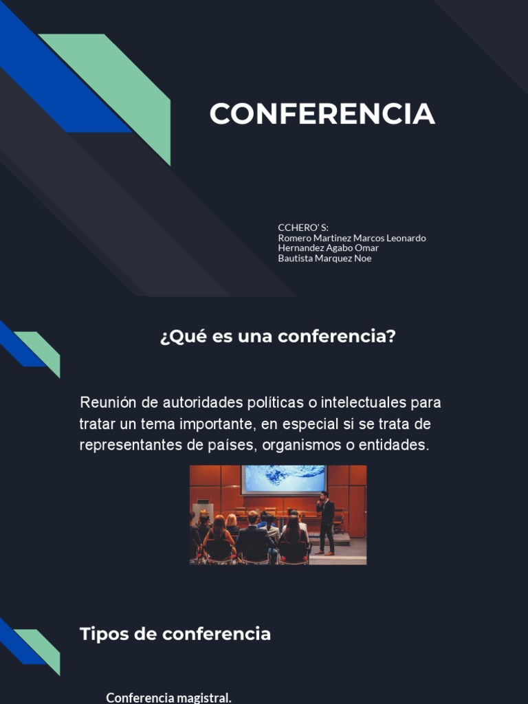 CONFERENCIA | PDF