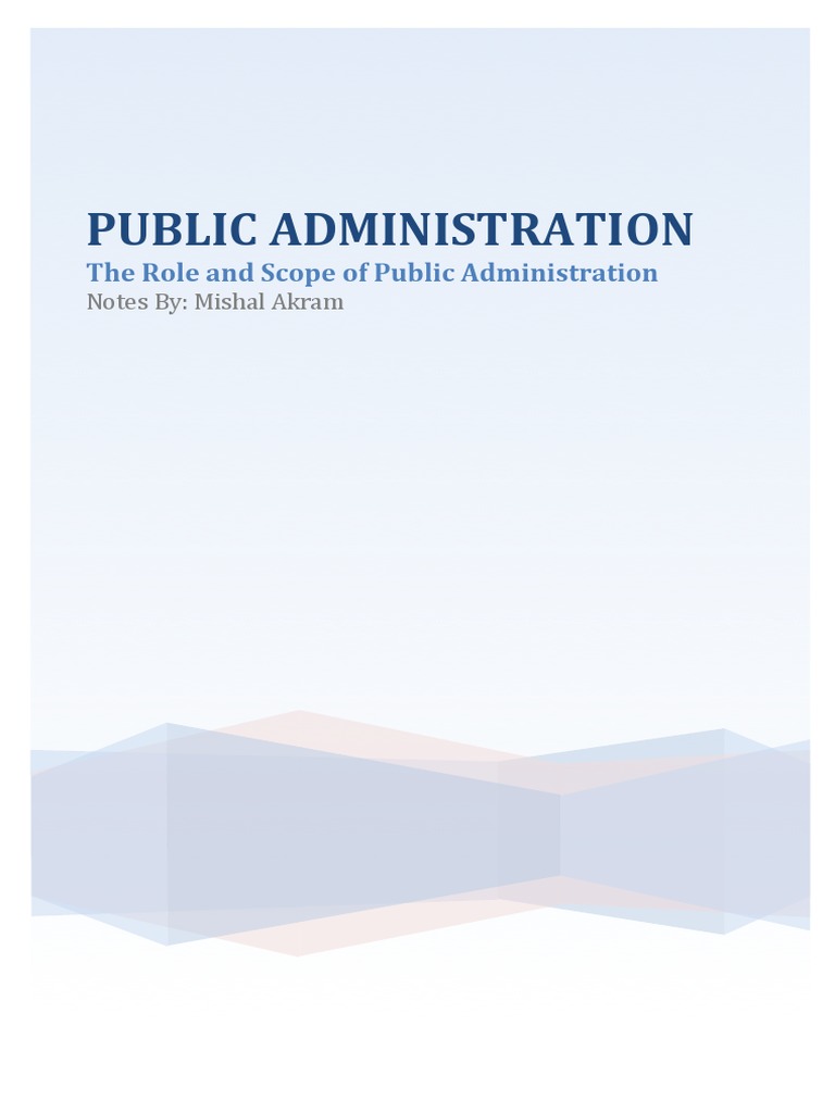 Public Administration (Lec 1) Public Ad | PDF | Public Administration | Emergence