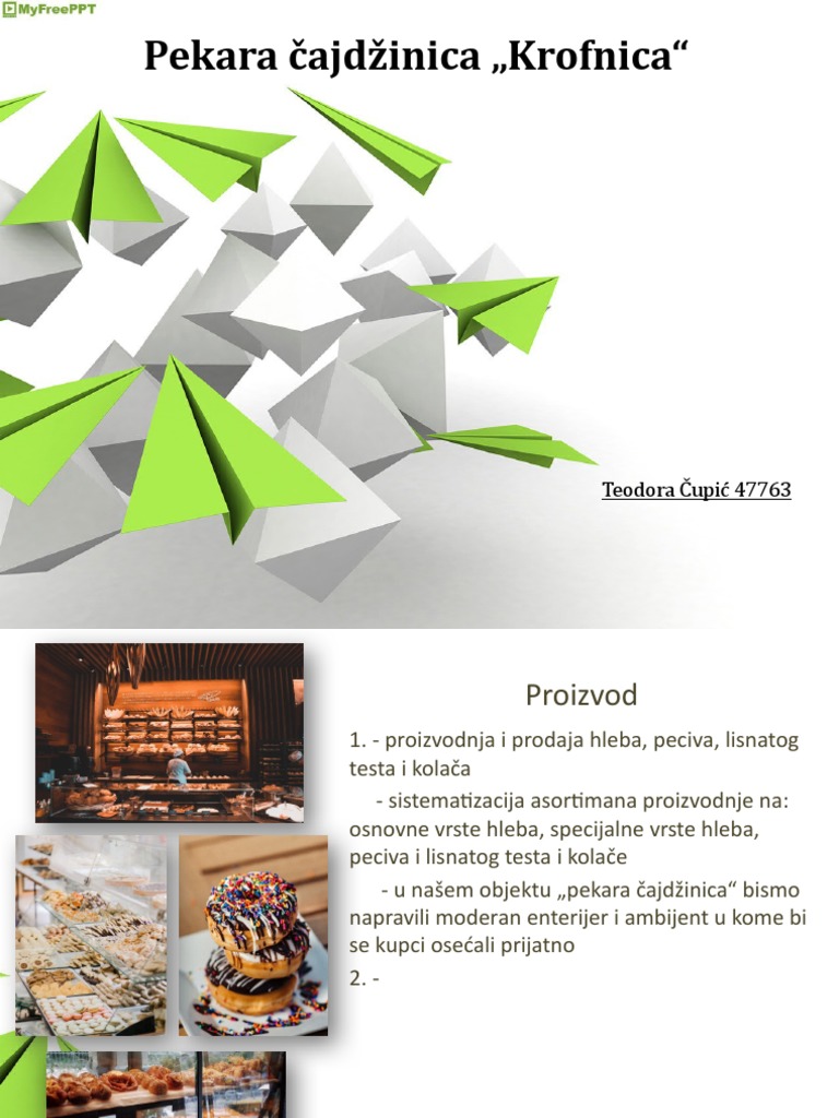 Prezentacija Poslovnog Modela - Preduzetnistvo | PDF