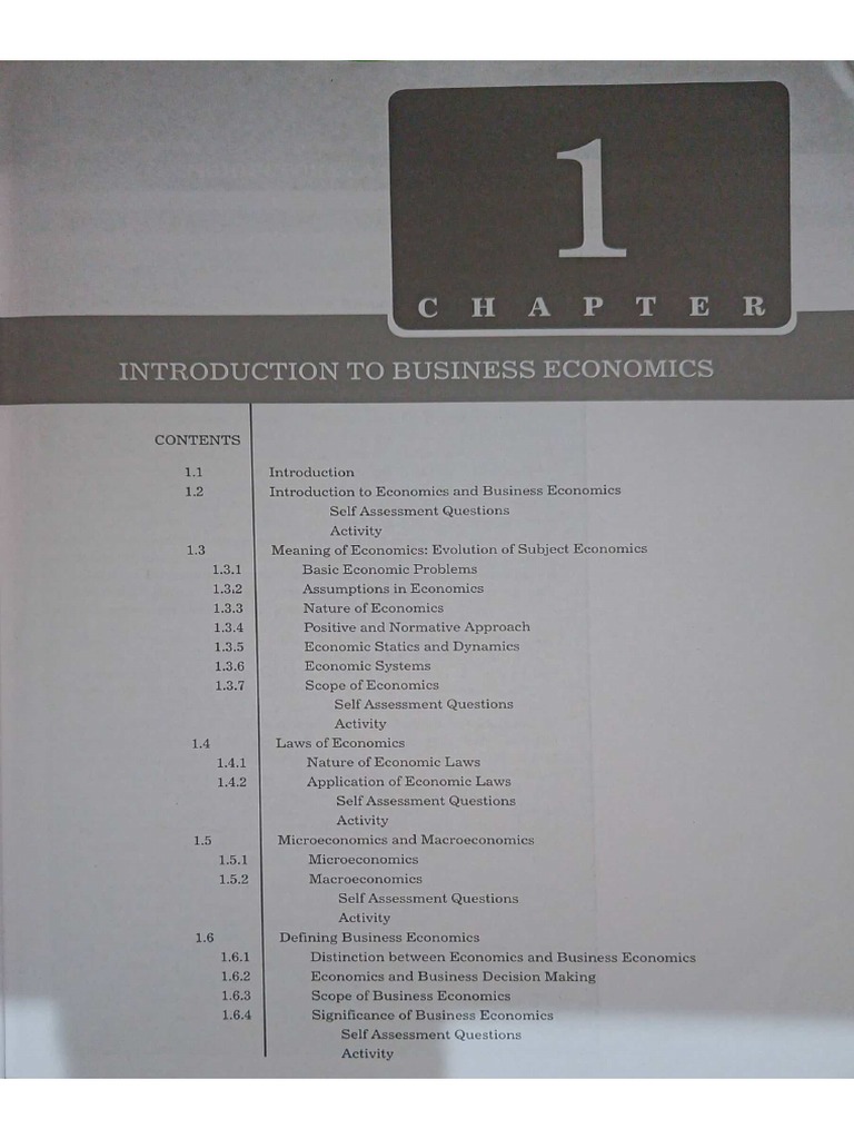 Business Economics | PDF | Economics | Water Scarcity