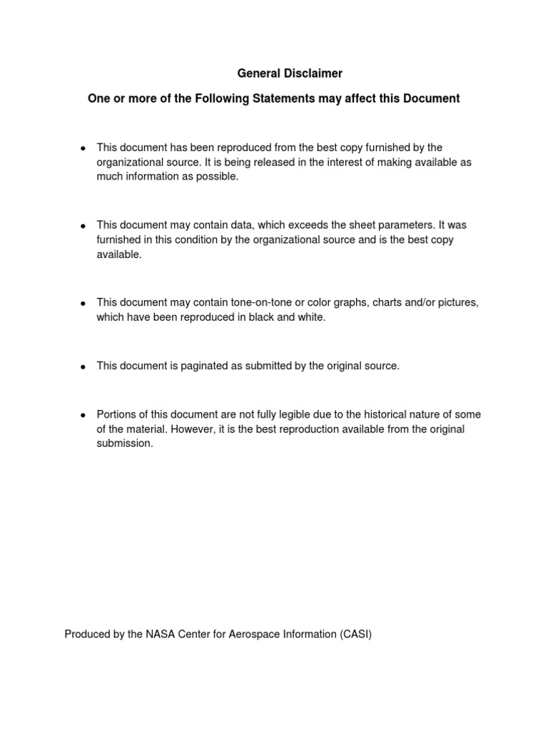 General Disclaimer One or More of The Following Statements May Affect ...