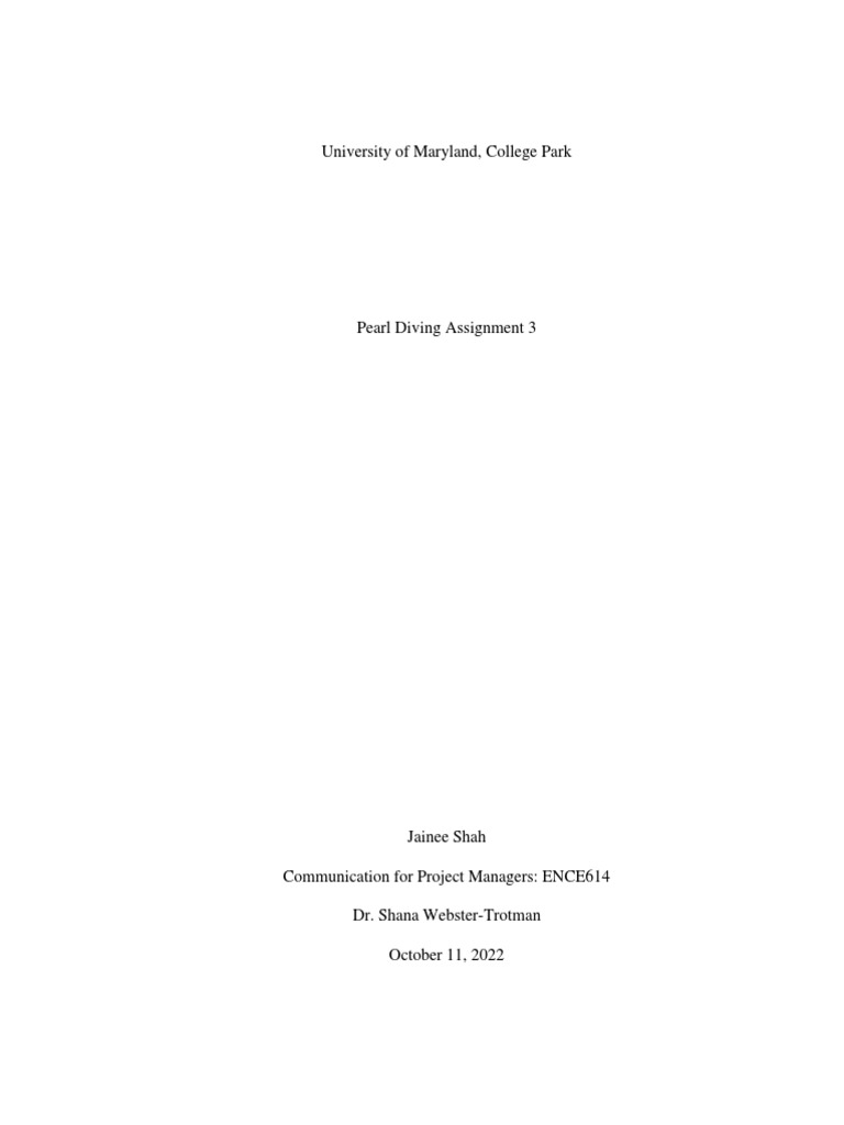 Pearl Diving Assignment 3 Jainee Shah | PDF | Brand | Leadership