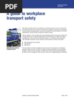 SOP - Movement of Light Vehicles in Mines | PDF | Vehicles | Traffic