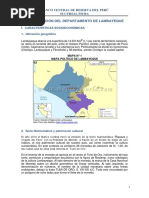 Mapa Lambayeque - Distritos | PDF