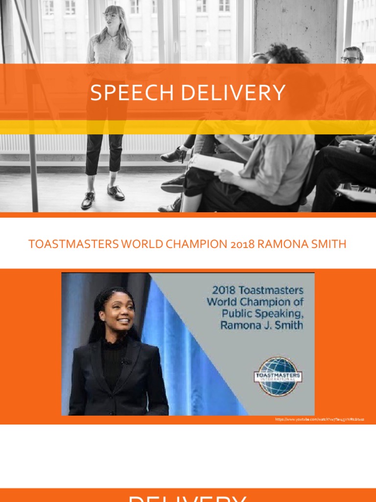 Human Communication - CH 10 Speech Delivery | PDF | Gesture | Cognition