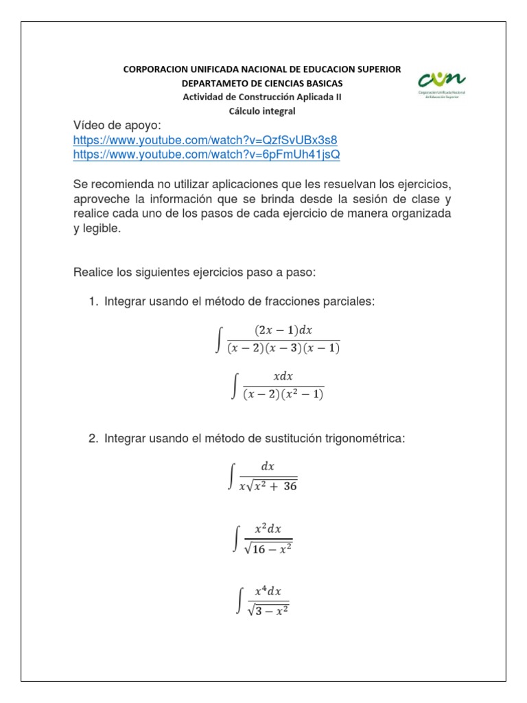 ACA 2. C. Integral | PDF