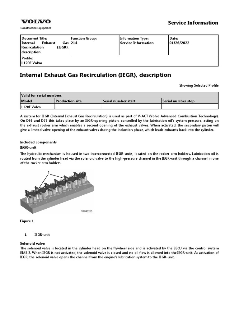 IEGR | PDF | Internal Combustion Engine | Piston