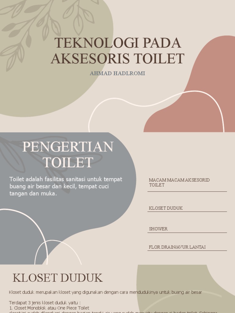Aksesoris Toilet | PDF