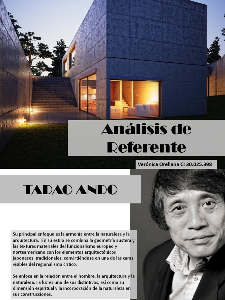 Armonía entre la naturaleza y la arquitectura: Análisis de la Casa Koshino de Tadao Ando | PDF