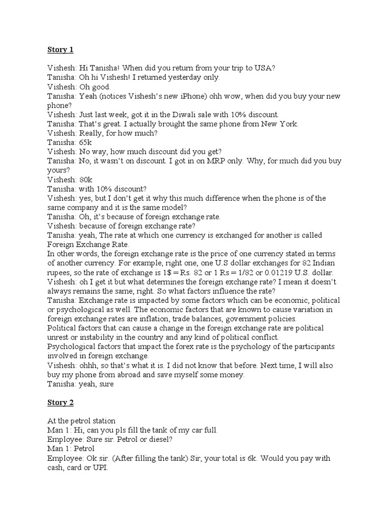 Eco Act Out Script | PDF | Exchange Rate | Inflation