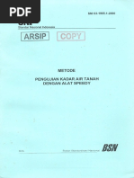 Pedoman Cara Uji CBR Dengan Dynamic Cone Penetrometer DCP Full | PDF