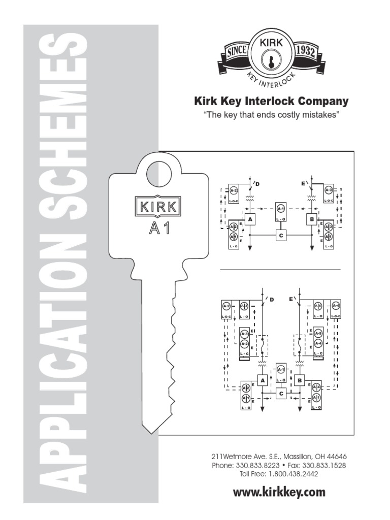 Kirk Key Interlock Application Schemes | PDF | Bus | Switch
