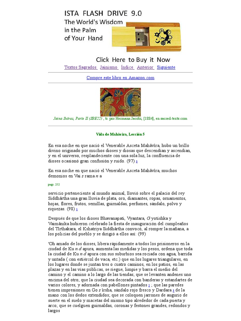 Jaina Sutras, 5 | PDF | Gautama Buddha