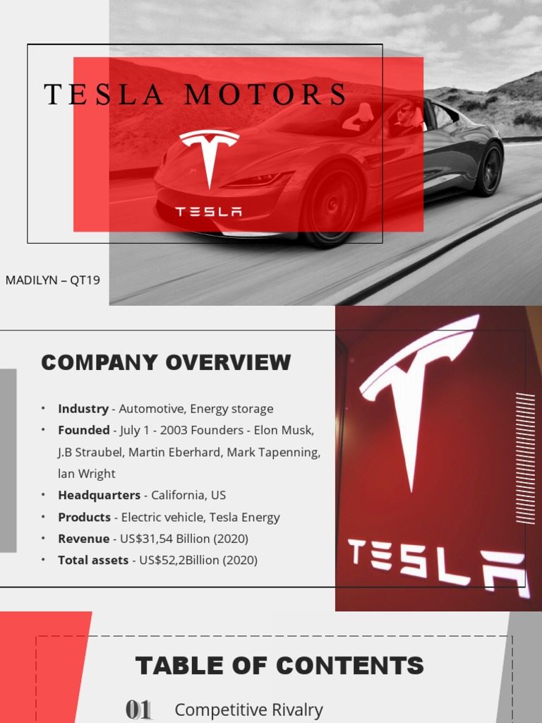 Tesla - Principle of Strategy | PDF | Supply Chain | Economies