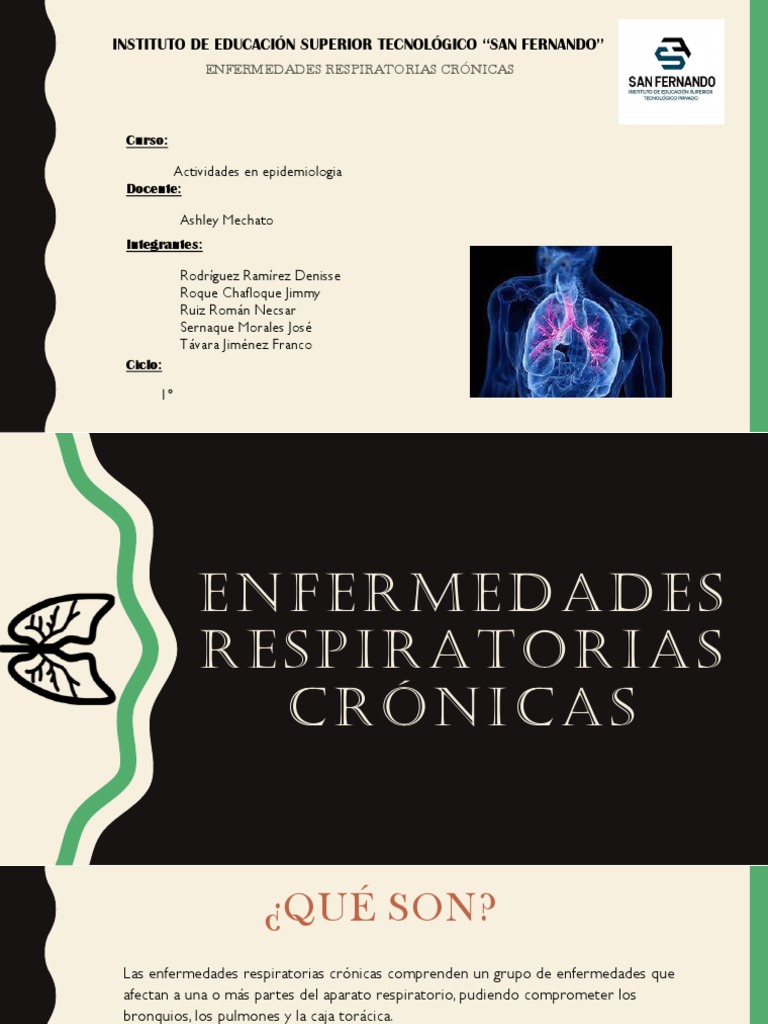 ENFERMEDADES RESPIRATORIAS CRÓNICAS | PDF