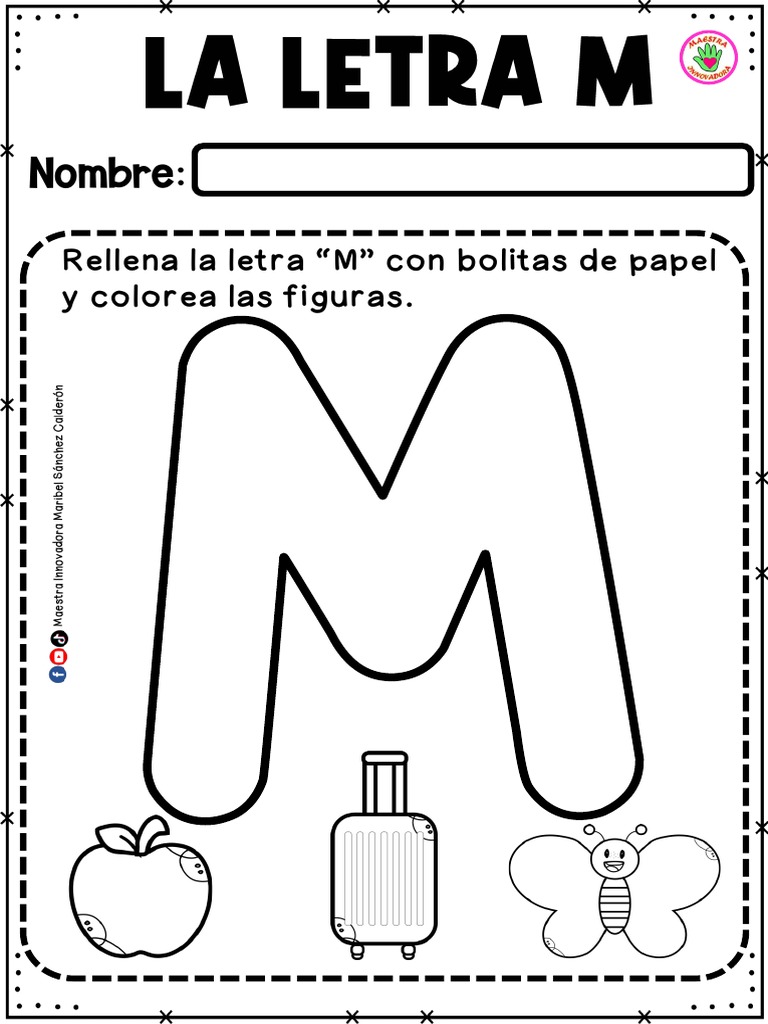 Actividades Educativas con la Letra M | PDF | Fonética | Lingüística