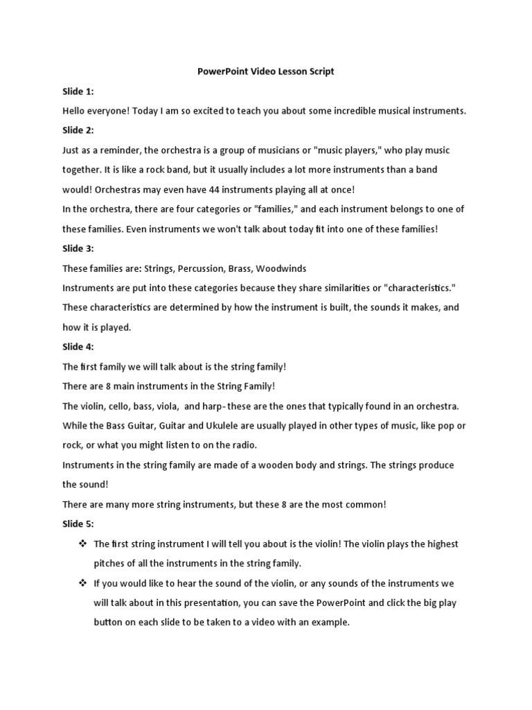 Four Families of Western Instruments | PDF | Woodwind Instruments ...