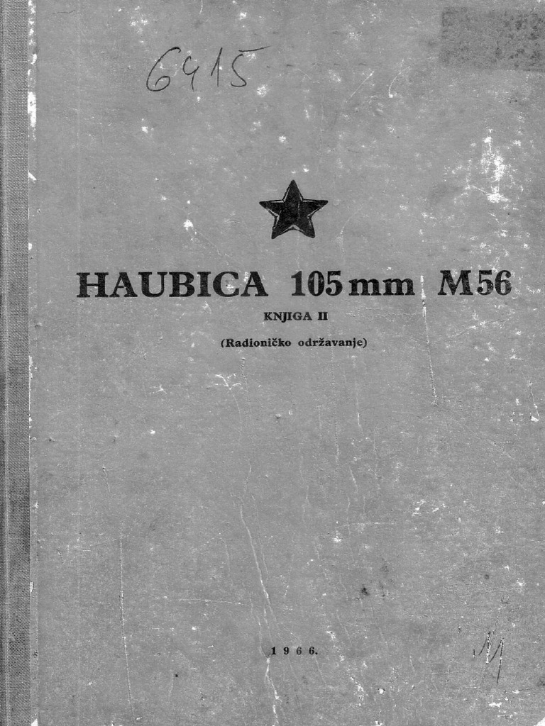 Haubica 105mm M56 Knjiga II | PDF