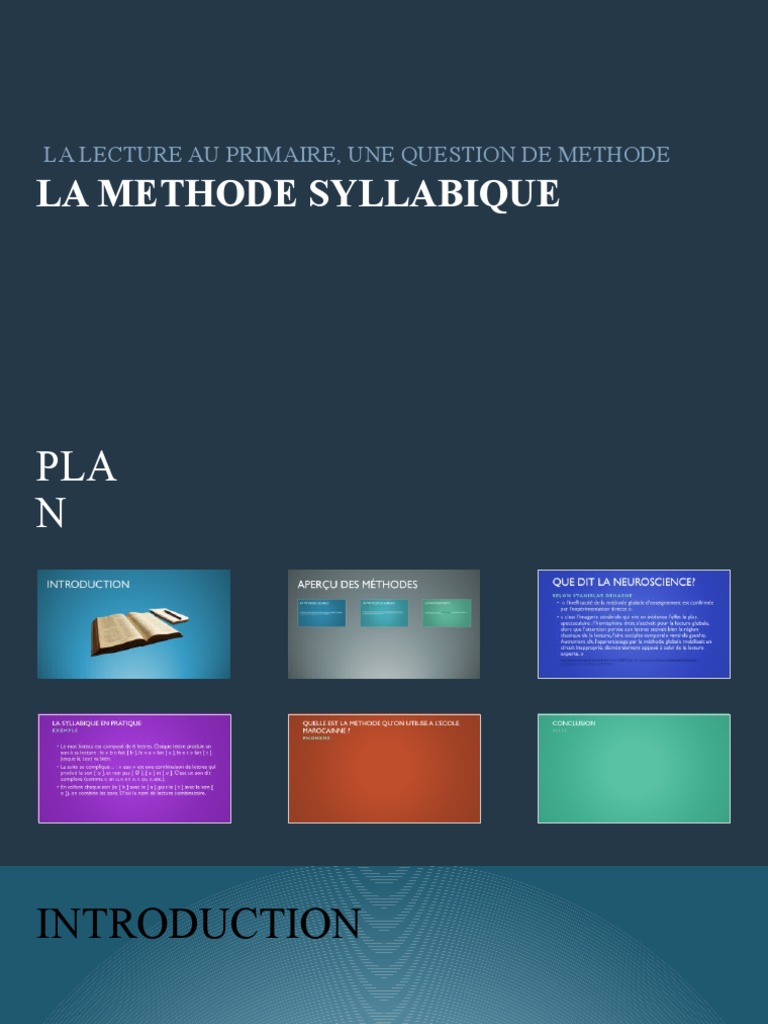 Méthode syllabique d'apprentissage de la lecture | PDF | Méthode ...