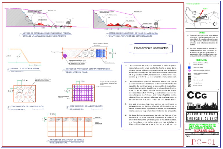 Plano Procedimiento Constructivo | PDF