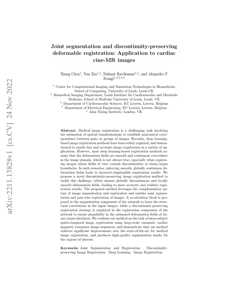 Joint Segmentation and Discontinuity-Preserving Deformable Registration: Application To Cardiac ...