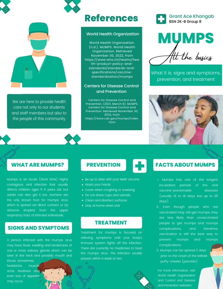 Mumps Brochure | PDF | Infection | Immunology