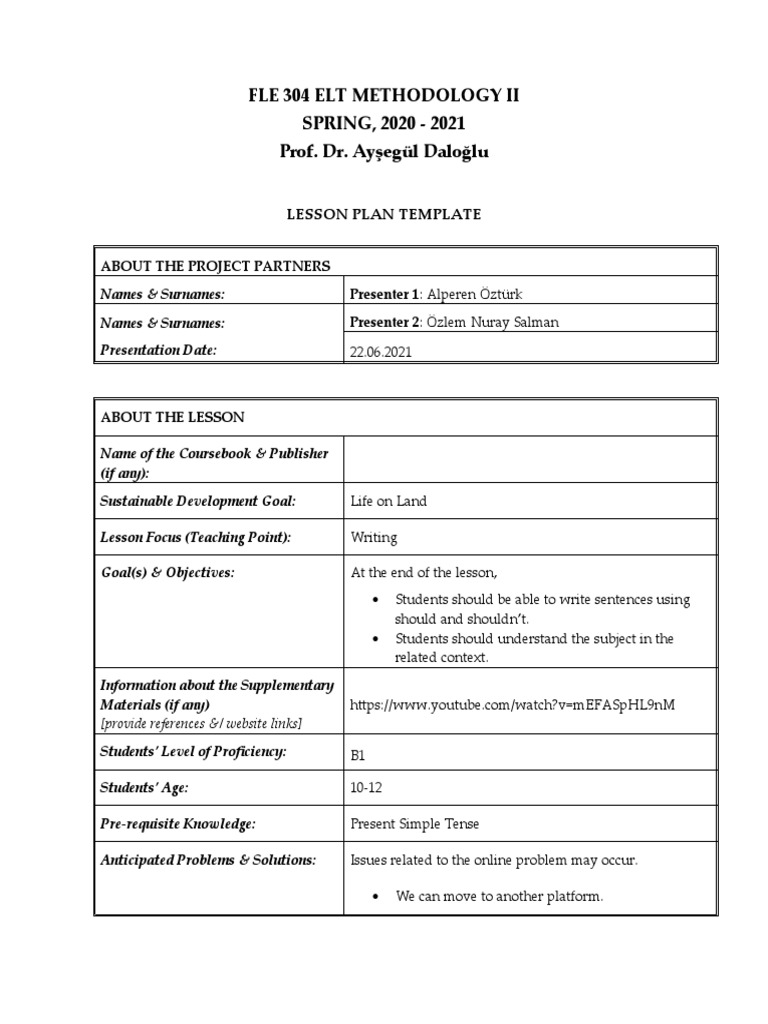 Micro Teaching 2 Lesson Plan | PDF | Lesson Plan | Teachers