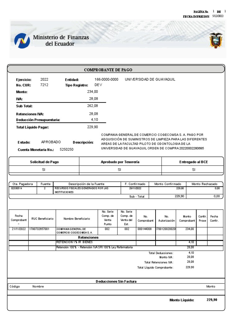 Cur 7212, Cogecomsa | PDF