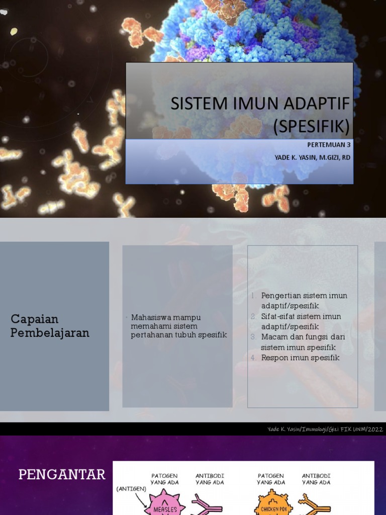 Sistem Imun Adaptif (Spesifik) | PDF